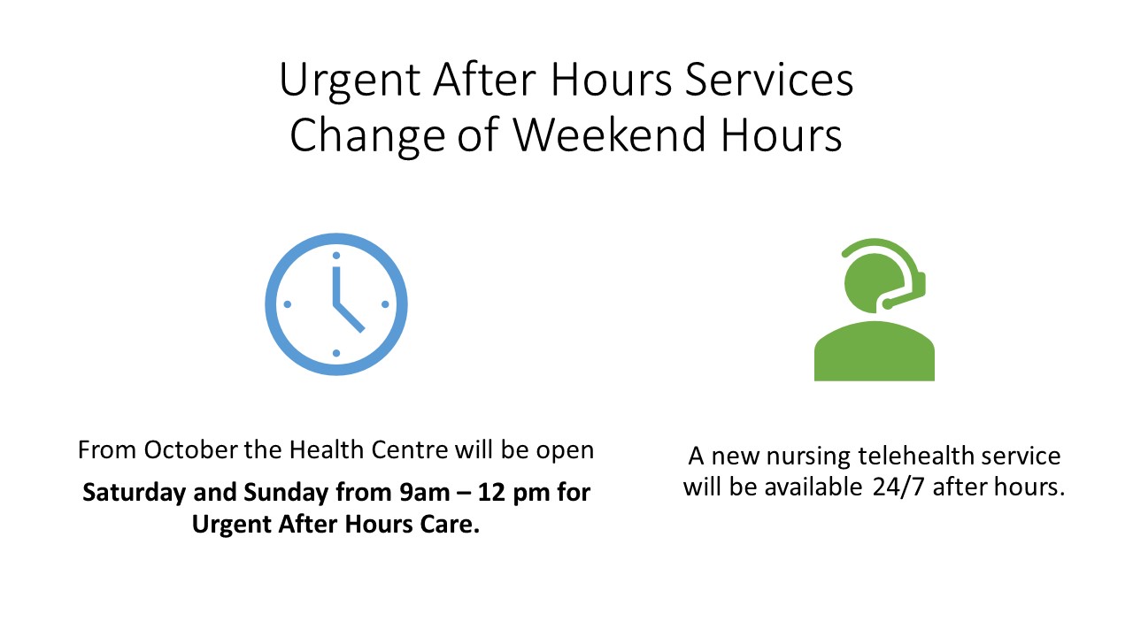 Changes to our after-hours | Feilding Health Care | GP, pharmacy ...